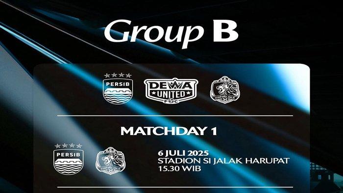 Jadwal Persib Bandung di Piala Presiden 2025, Lawan Thai Port dan Dewa ...