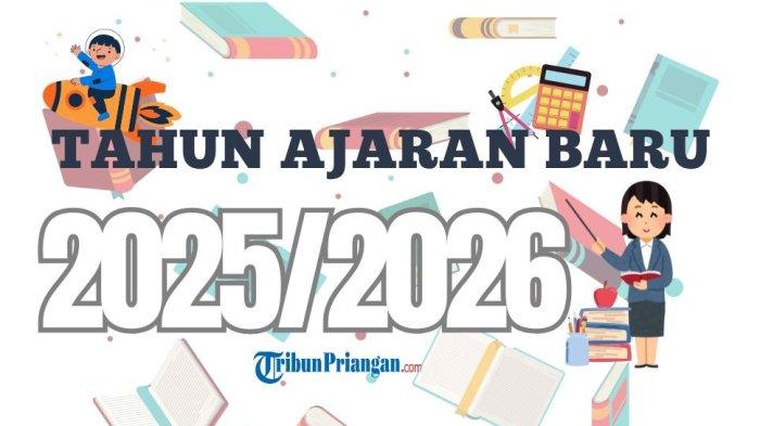 Kalender Pendidikan Tahun Ajaran Baru 2025/2026, Kapan Jadwal Ujian SD dan SMP? - Tribunpriangan.com