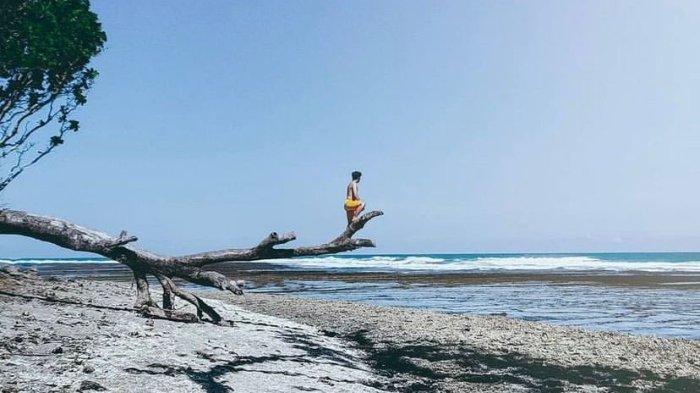 Wisata Tasikmalaya, Pantai Sindangkerta Tawarkan Pasir Putih Memukau ...