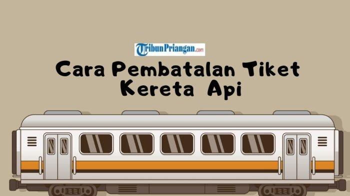 Ingin Refund Tiket Kereta Api yang Terlanjur Dibeli? Ini Cara dan Syaratnya, Bisa Online dan ...