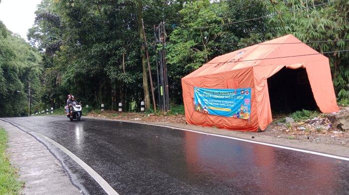 Posko Siaga Mudik BPBD di Cadas Pangeran Sumedang Jadi Tenda Hantu, tak Ada Petugas yang Berjaga ...