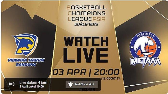 LINK Live Streaming Prawira Bandung vs Bishrelt Metal di Kualifikasi BCL Asia 2024 Nanti Malam ...