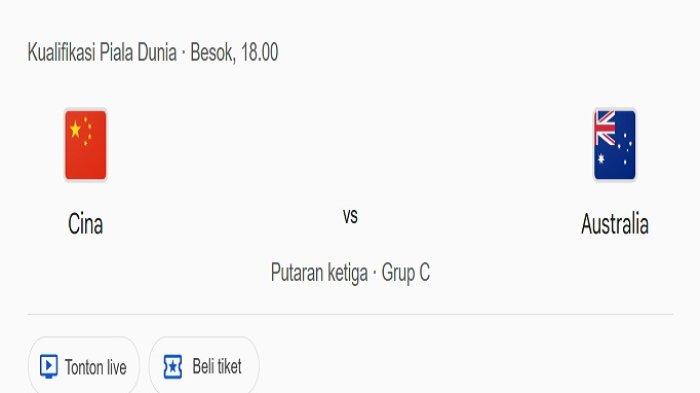 Prediksi Skor dan Susunan Pemain China VS Australia, Adu Tajam Zhang dan Velupillay ...