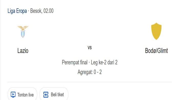 Prediksi Skor dan Susunan Pemain Lazio VS Bodo/Glimt, Adu Tajam ...