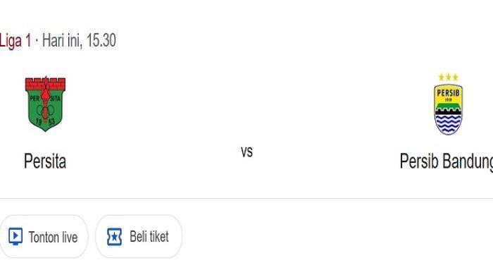 Sedang Berlangsung Babak Kedua Persita vs Persib, Adu Tajam Eber dan Tyronne Ada Link Live ...