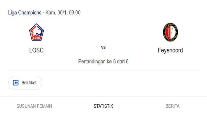 Prediksi Skor dan Susunan Pemain LOSC VS Feyenoord, Adu Tajam David dan ...