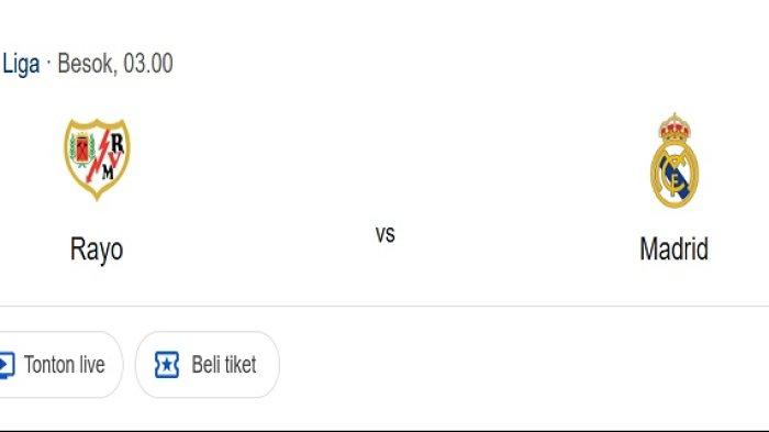 Prediksi Skor dan Susunan Pemain Rayo Vallecano vs Real Madrid, Adu Tajam Nteka dan Vinicius ...