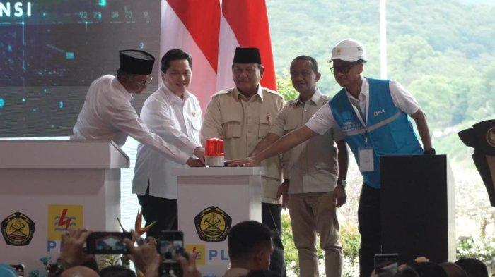 Presiden Prabowo Resmikan PLTA Jatigede Sumedang, Waduk Terbesar Kedua ...