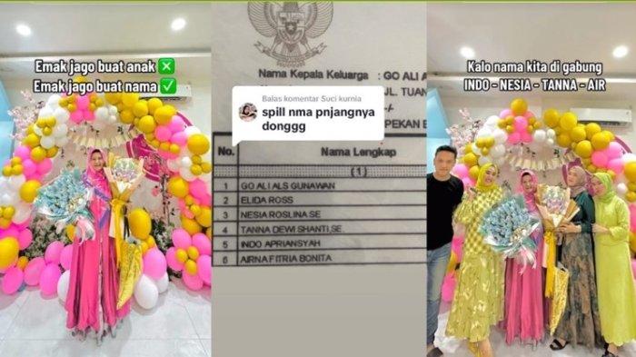 Kisah Unik Seorang Ibu Beri Nama 4 Anaknya Dengan Kata Indonesia Tanah