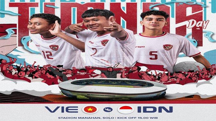 SUSUNAN Pemain Timnas U16 Indonesia vs Vietnam di Piala AFF U16 2024 ...