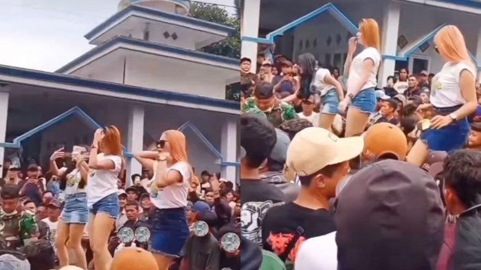 VIRAL Beredar Video 3 Wanita Berbaju dan Rok Mini Joget di Samping Masjid Hibur Warga ...