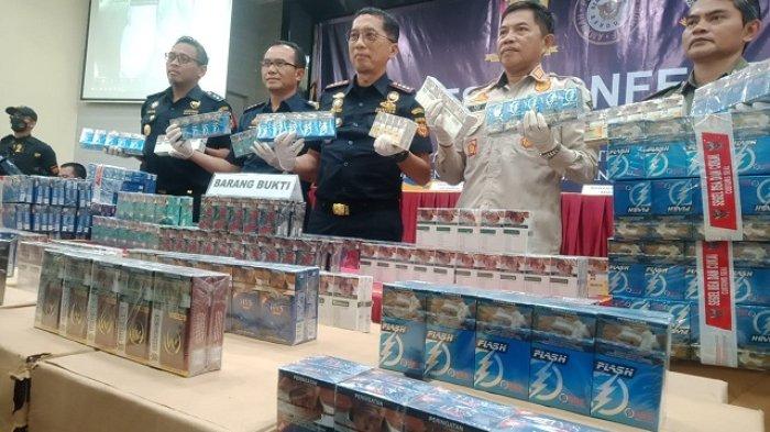 Bea Cukai dan Satpol PP Kabupaten Bandung Sita 576.640 Batang Rokok Ilegal, Potensi Rugi Rp 350 ...