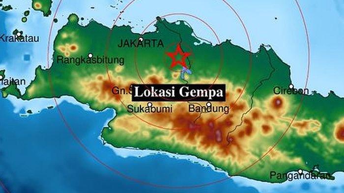 Gempa Terkini di Jawa Barat Mengguncang Bekasi Dini Hari Tadi, Cek Data Lengkapnya di BMKG ...