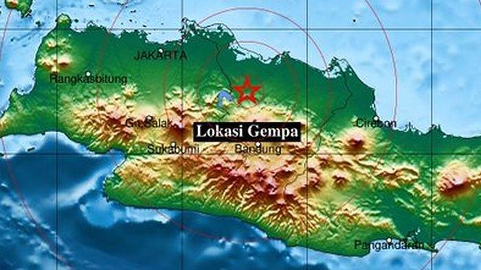 Dini Hari Tadi Gempa Terkini di Jawa Barat Guncang Purwakarta, BMKG Tunjukkan Pusat Gempa di ...
