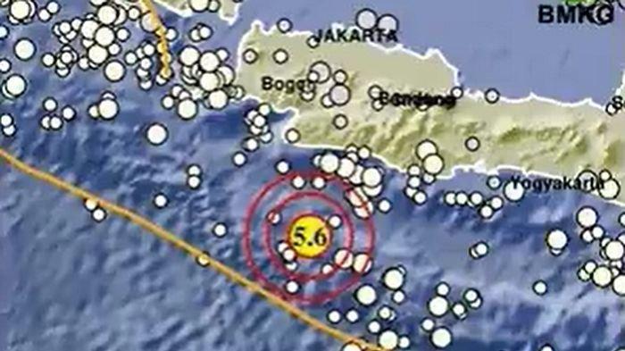 Gempa M5,6 Mengguncang Sukabumi Jawa Barat, Begini Penjelasan Ahli Gempa BMKG - Tribunpriangan.com