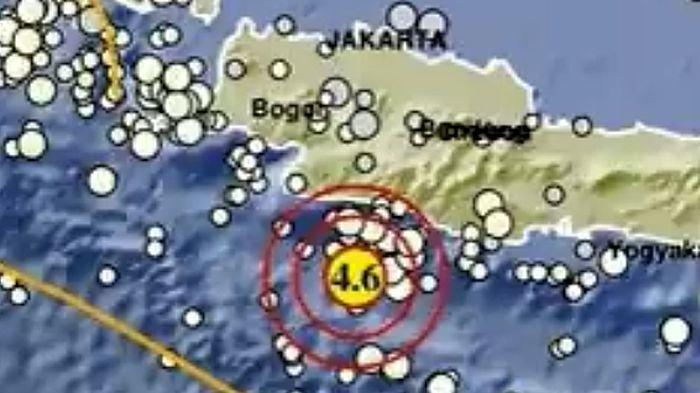 GEMPA Terkini di Jawa Barat M4,6 Mengguncang Sukabumi, Kedalaman Pusat Gempa 10 Km, Cek BMKG ...