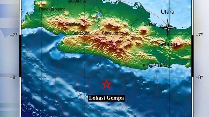 Gempa Lagi di Jawa Barat, Gempa Terkini Siang Ini Mengguncang Tasikmalaya, Cek Lengkap di BMKG ...