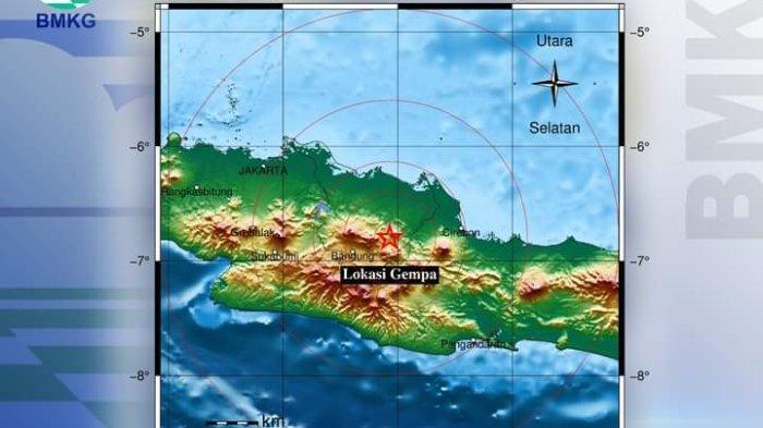 Gempa Bumi Guncang Sumedang, Darat dan Cukup Dangkal, BPBD Belum Terima ... Gempa Bumi Guncang Sumedang, Darat dan Cukup Dangkal, BPBD Belum Terima ...