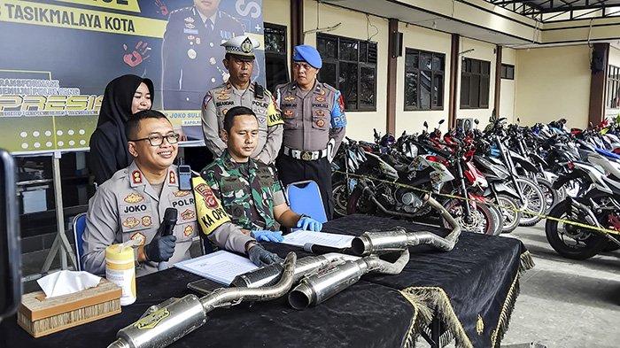 Knalpot Brong Dilarang di Jawa Barat, Polres Tasikmalaya Kota Ungkap ...