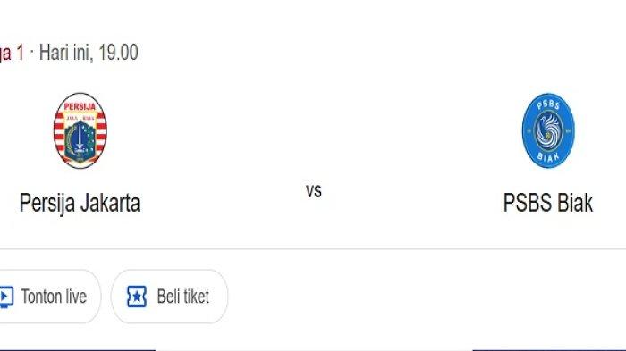 Prediksi Skor dan Line Up Persija Jakarta vs PSBS Biak Malam Ini, Lengkap Ada Link Live ...