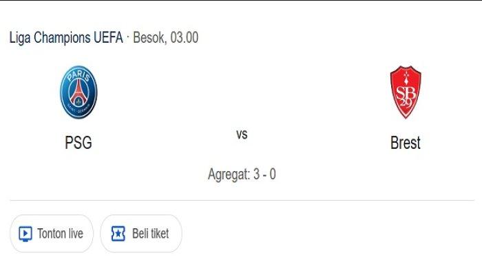 Prediksi Skor dan Line Up PSG vs Brest Dini Hari Nanti, Ajang Adu Tajam Dembele dan Ajorque ...
