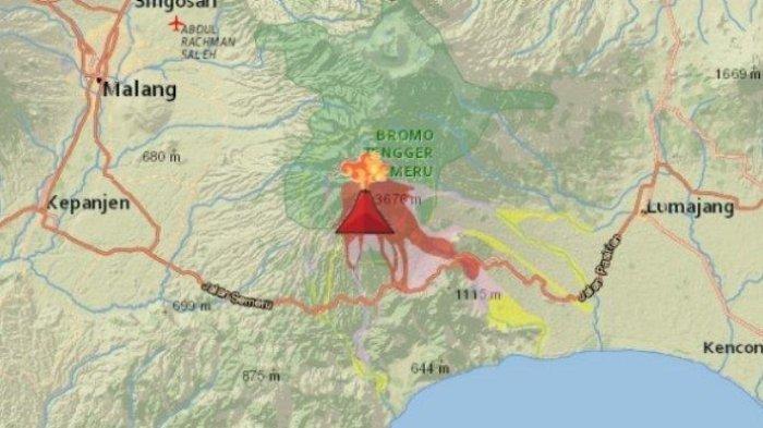 Gunung Semeru Erupsi Pagi Ini, Kolom Abu Capai 600 Meter, Berikut Sejarah Letusan Gunung Semeru ...