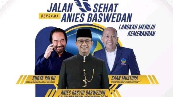 Anies Baswedan Sapa Wargi Ciamis, Ini Rute Jalan Sehat HUT Partai Nasdem ke 11 yang Dilalui ...
