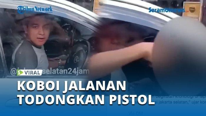 BANG JAGO, Koboi Jalanan Todongkan Pistol ke Pengendara Lain - Prohaba.co