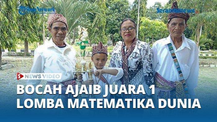 Hebat, Bocah Ini Juara 1 Lomba Matematika Tingkat Dunia - Prohaba.co