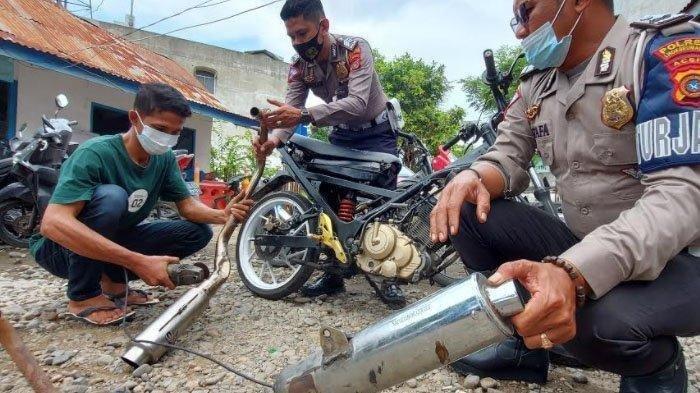 Dua Polsek di Agara Razia Sepmor Knalpot Brong - Prohaba.co