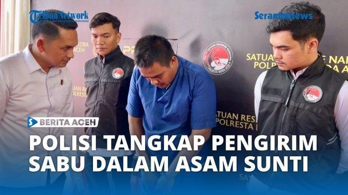 KA LOEM, Polresta Banda Aceh Tangkap Pengiriman Sabu dalam Paket Asam Sunti Via Bandara SIM ...