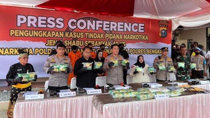 Polda Riau Tangkap 3 Pengedar Sabu 40 Kg Barang Bukti Disita Polisi