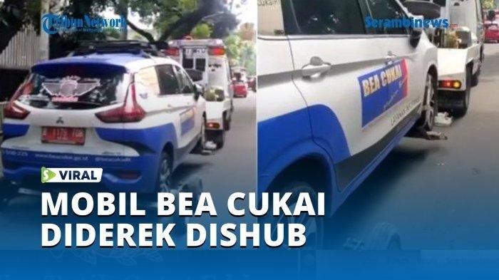 VIRAL, Mobil Bea Cukai Diderek Dishub Parkir Liar - Prohaba.co