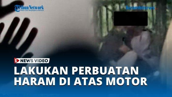 BEJAT, Aksi Sejoli Nekat Lakukan Perbuatan Mesum di Atas Sepeda Motor - Prohaba.co