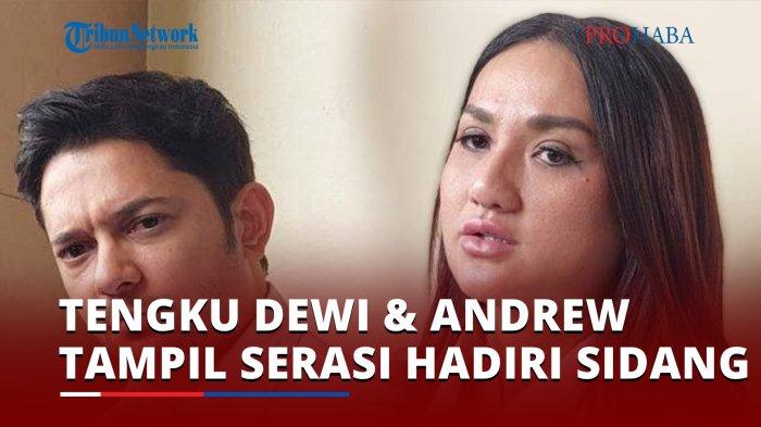 VIDEO Tengku Dewi dan Andrew Andika Tampil Serasi dengan Busana Warna Putih saat Hadiri Sidang ...