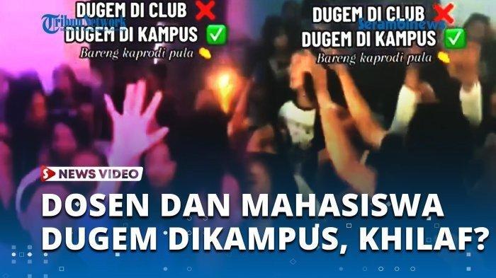GAWAT, Dosen dan Mahasiswa Buat Dugem Party Bareng di Kampus - Prohaba.co
