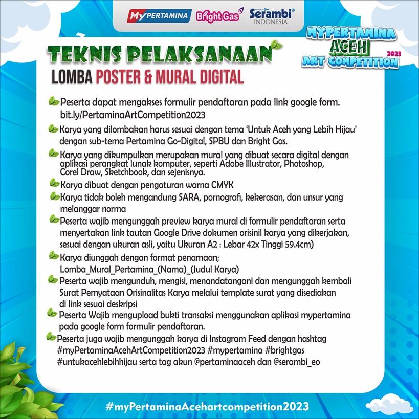 Pertamina Patra Niaga Gelar MyPertamina Aceh Art Competition, Berhadiah ...