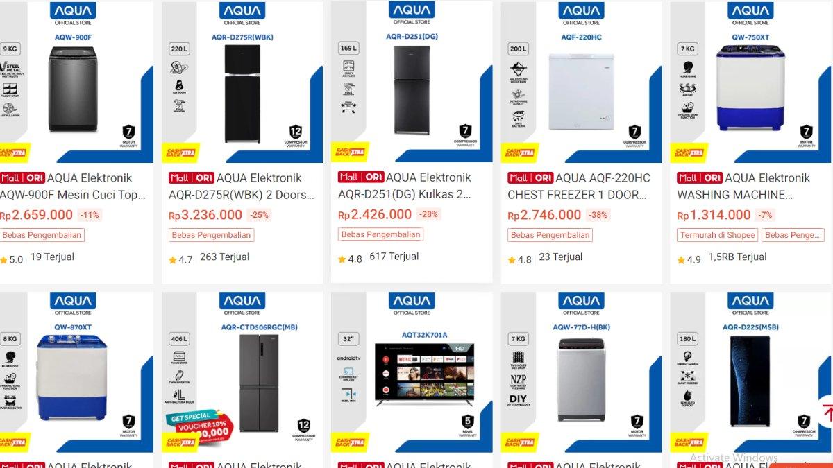 25 Daftar Produk Elektronik dari AQUA Elektronik, Hadirkan Kualitas ...