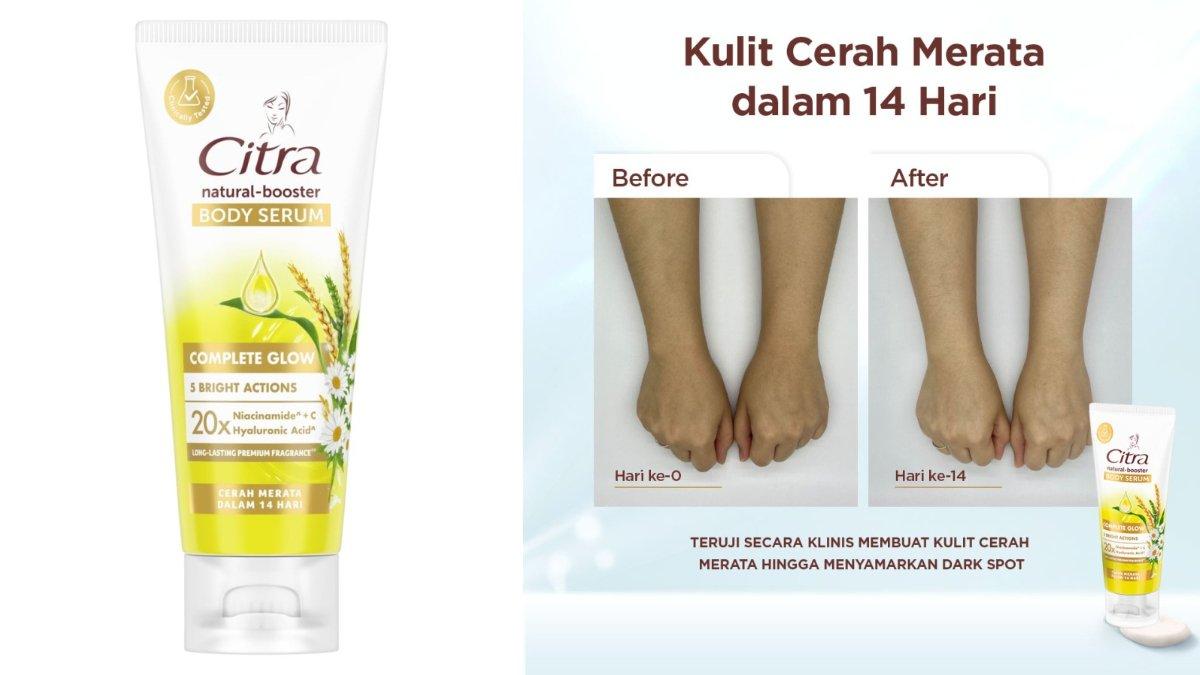Review Citra Natural Booster Body Serum, Efektfif Cerahkan Kulit dalam ...