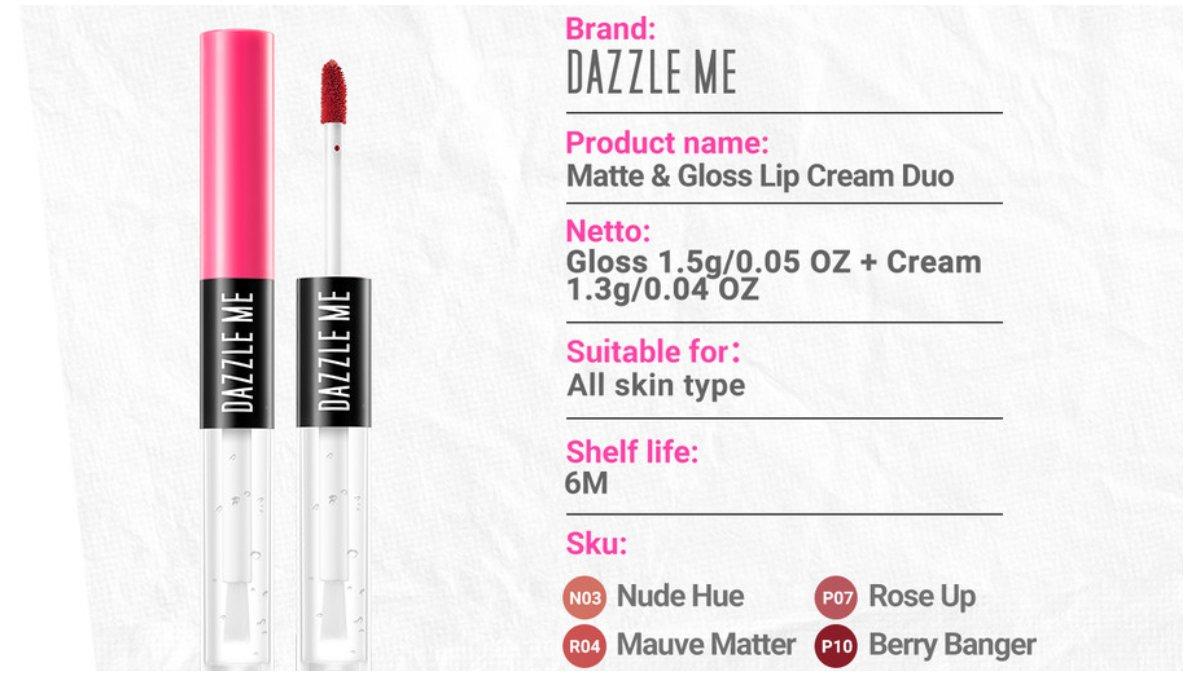 29 Daftar Produk Terbaik dari DAZZLE ME, Brand Lokal BPOM dan Halal yang Lolos Uji Lab di ...