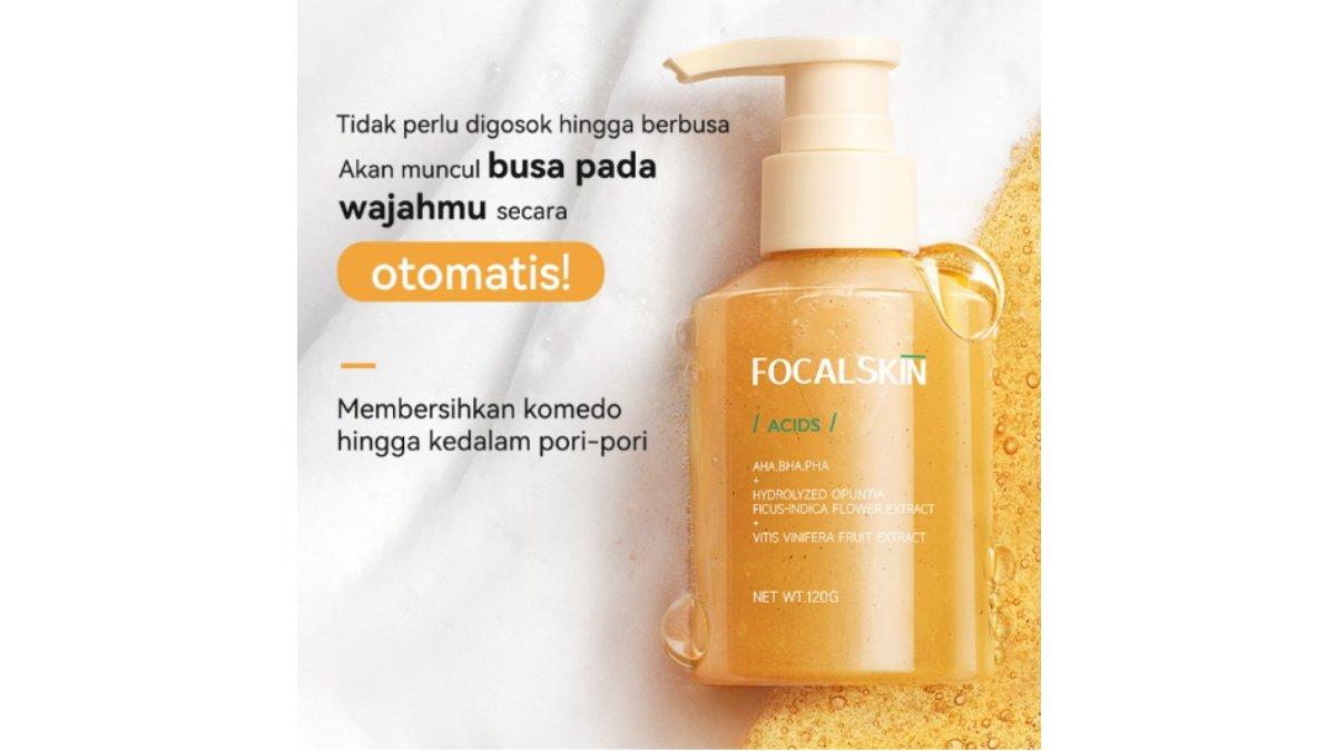 Review FOCALSKIN Porefying Bubble Cleanser, Face Wash yang Bisa ...