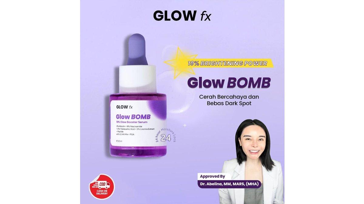 Review GLOW fx Glow Bomb, Serum yang Ampuh Atasi Bekas Jerawat dan Dark Spot - Tribunshopping.com