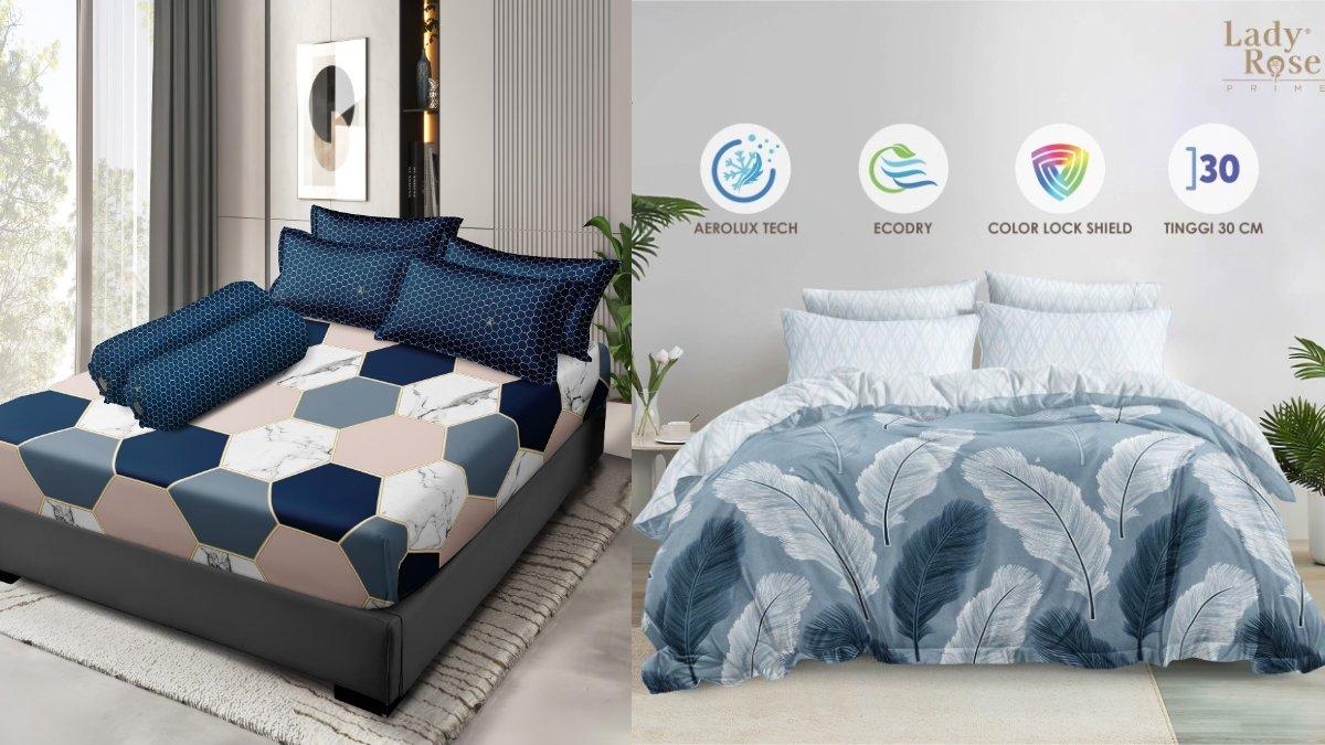 25 Daftar Seprai dan Bed Cover dari Lady Rose, Bahan Super Lembut ...