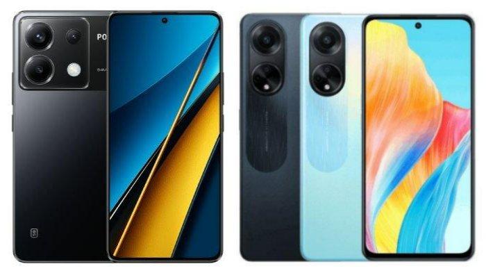 Adu Spesifikasi HP Xiaomi POCO X6 5G Vs OPPO A98 5G, Harga Rp 3 Jutaan ...