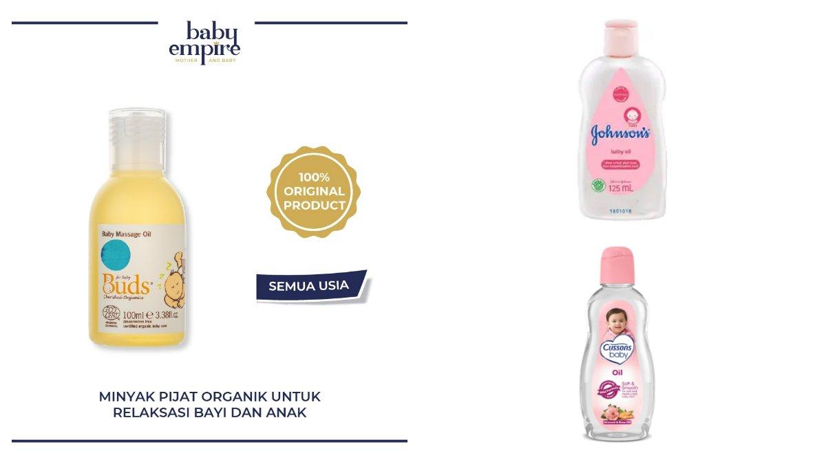 20 Daftar Baby Oil Terbaik untuk Perawatan Kulit Bayi yang Aman dan Sudah BPOM - Tribunshopping.com