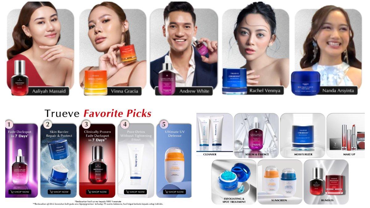 30 Daftar Skincare TRUEVE yang BPOM dan Halal, Brand Lokal yang Tidak ...