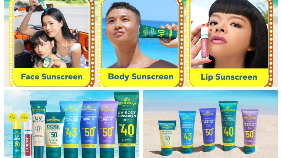 8 Rekomendasi Produk AMATERASUN, Spesialis Sunscreen Asli Indonesia ...