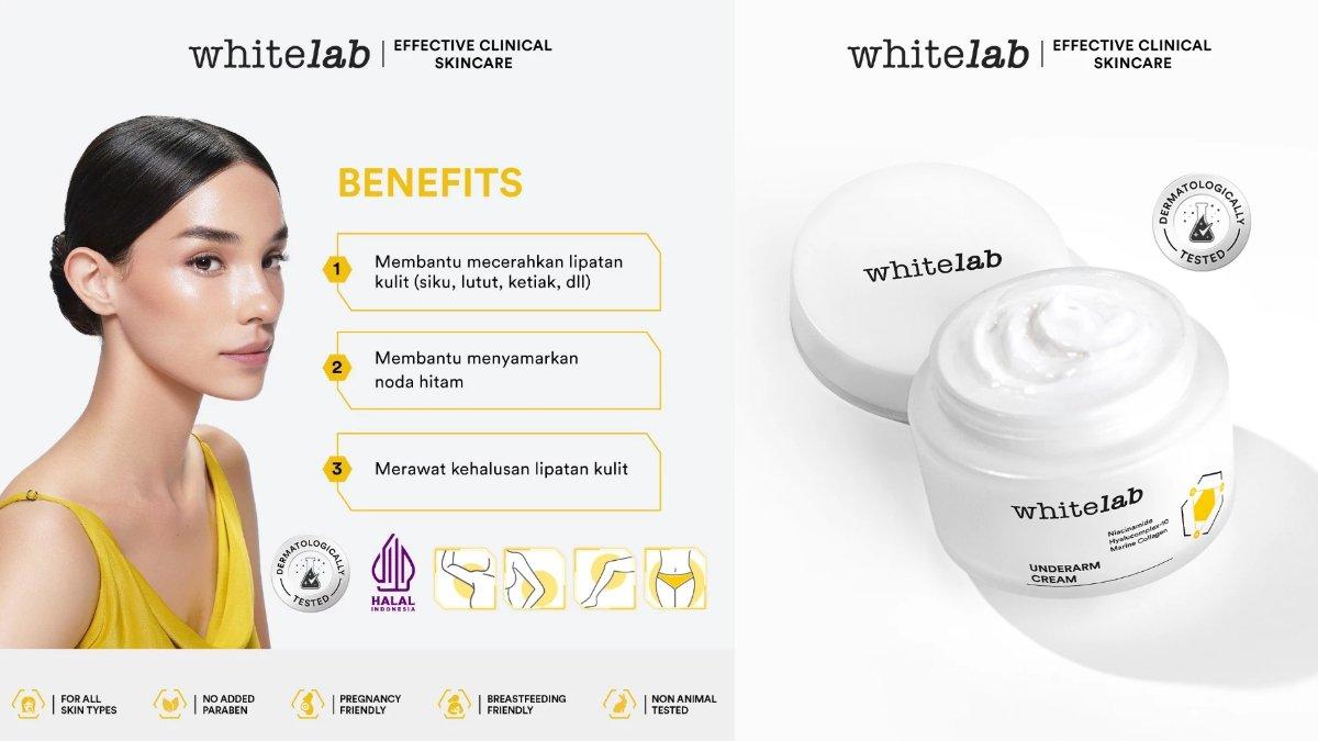 Review Whitelab Underarm Cream, Pencerah Ketiak, Selangkangan dan ...
