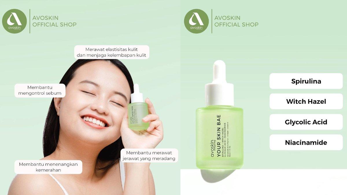Review avoskin Your Skin Bae Spirulina, Solusi untuk Jerawat Meradang ...