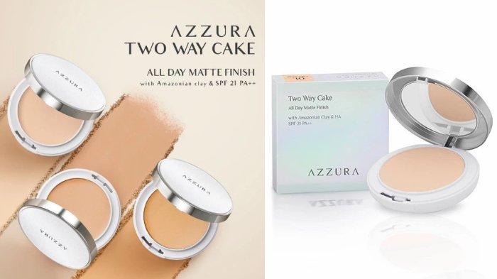 Review AZZURA Two Way Cake SPF 21, Bedak dengan Kandungan Foundation ...
